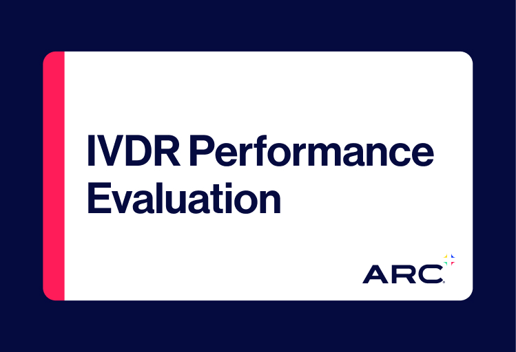 Webinar | IVDR Performance Evaluation | ARC Regulatory